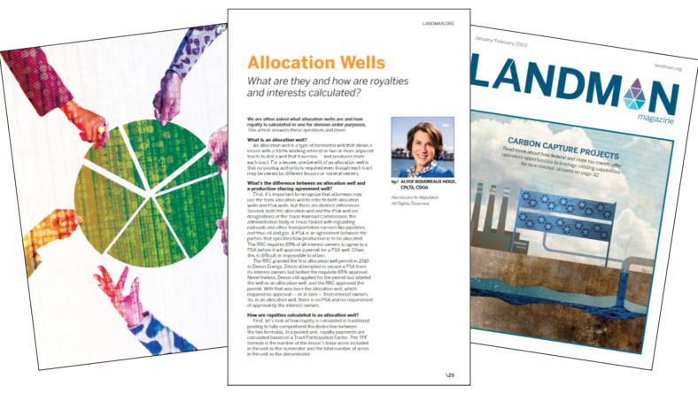 AAPL Publishes My Article on Allocation Wells! – Land Training