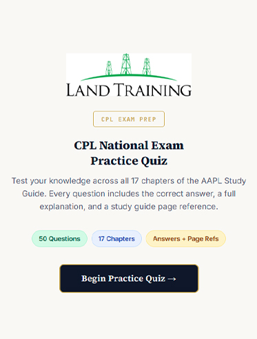 Land Training – Land Management Training